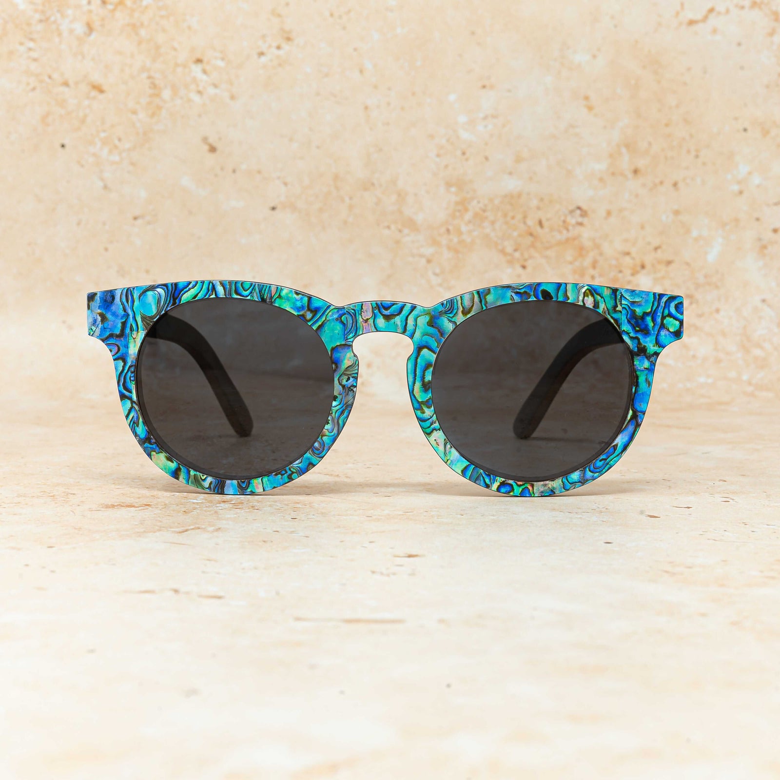 The Original Wood Sunglasses with Abalone Seashell| SLYK Shades