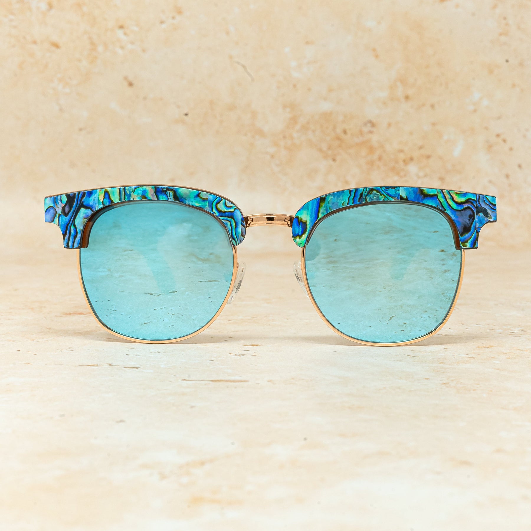 The Original Wood Sunglasses with Abalone Seashell| SLYK Shades